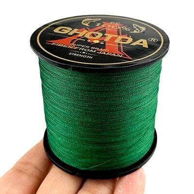 GHOTDA Плетенка 500м, 50lb, Green