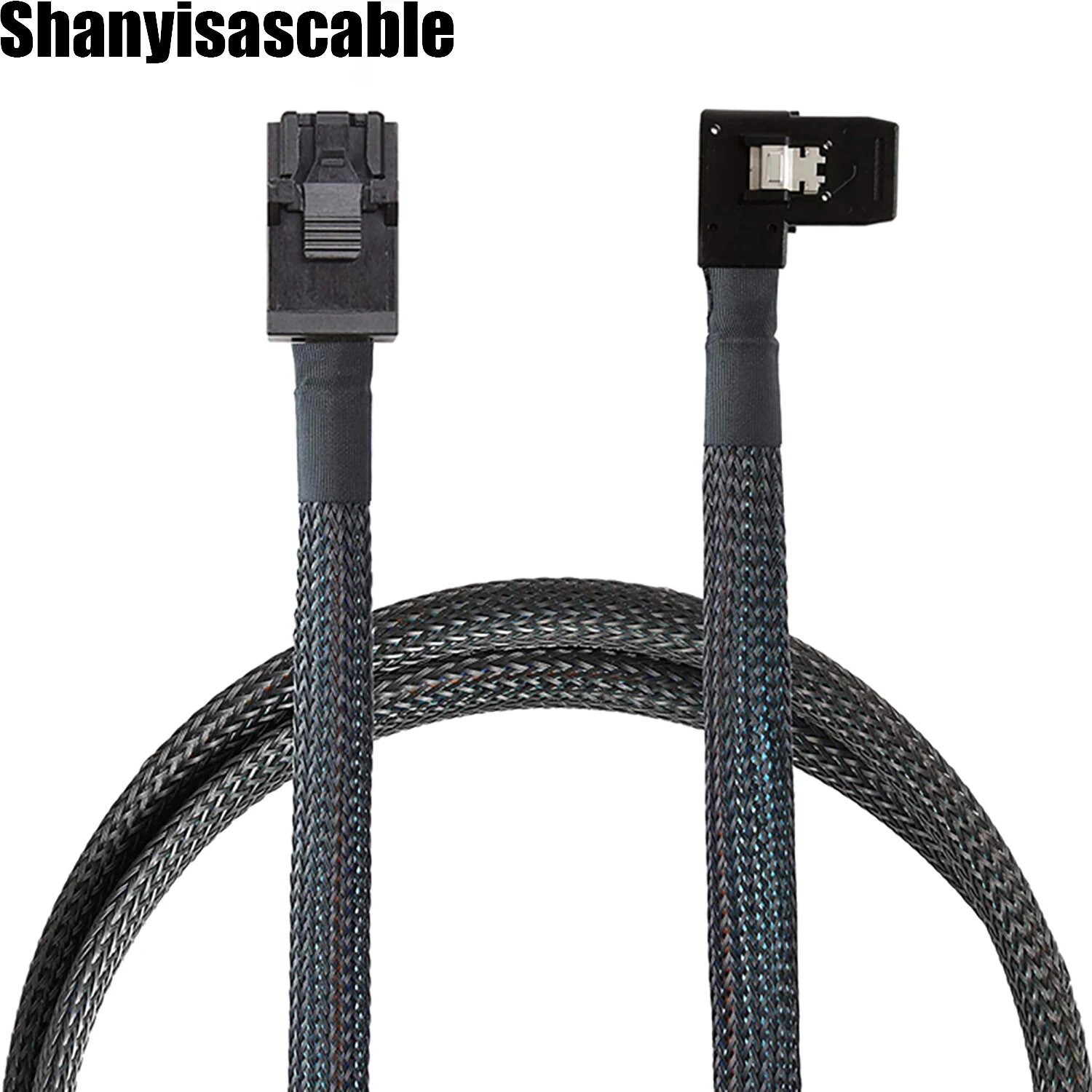 Кабель Mini SAS HD SFF-8643 36P белый 0,5 м