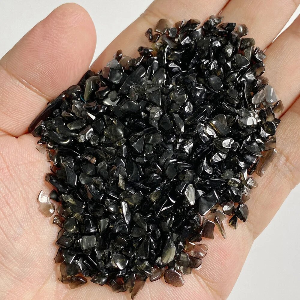 Гранатовые крошки 50 г FI0203 Черный, obsidian