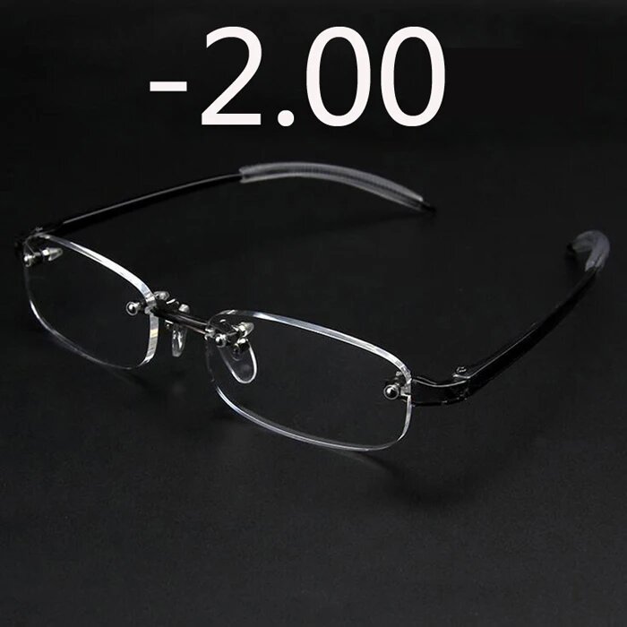 Безрамочные очки BINSYSU Ultem для близорукости Moypia -200