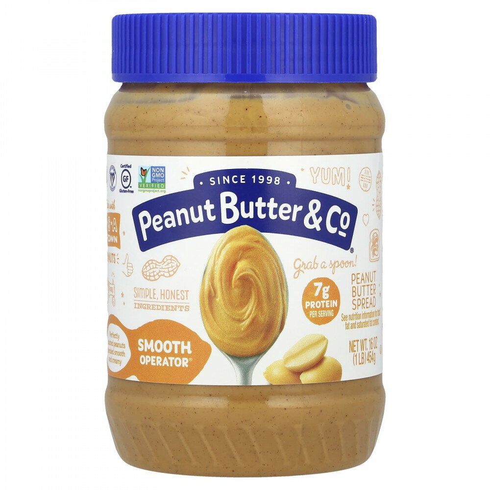 Peanut Butter & Co, Smooth Operator, арахисовая паста, 454 г (16 унций)