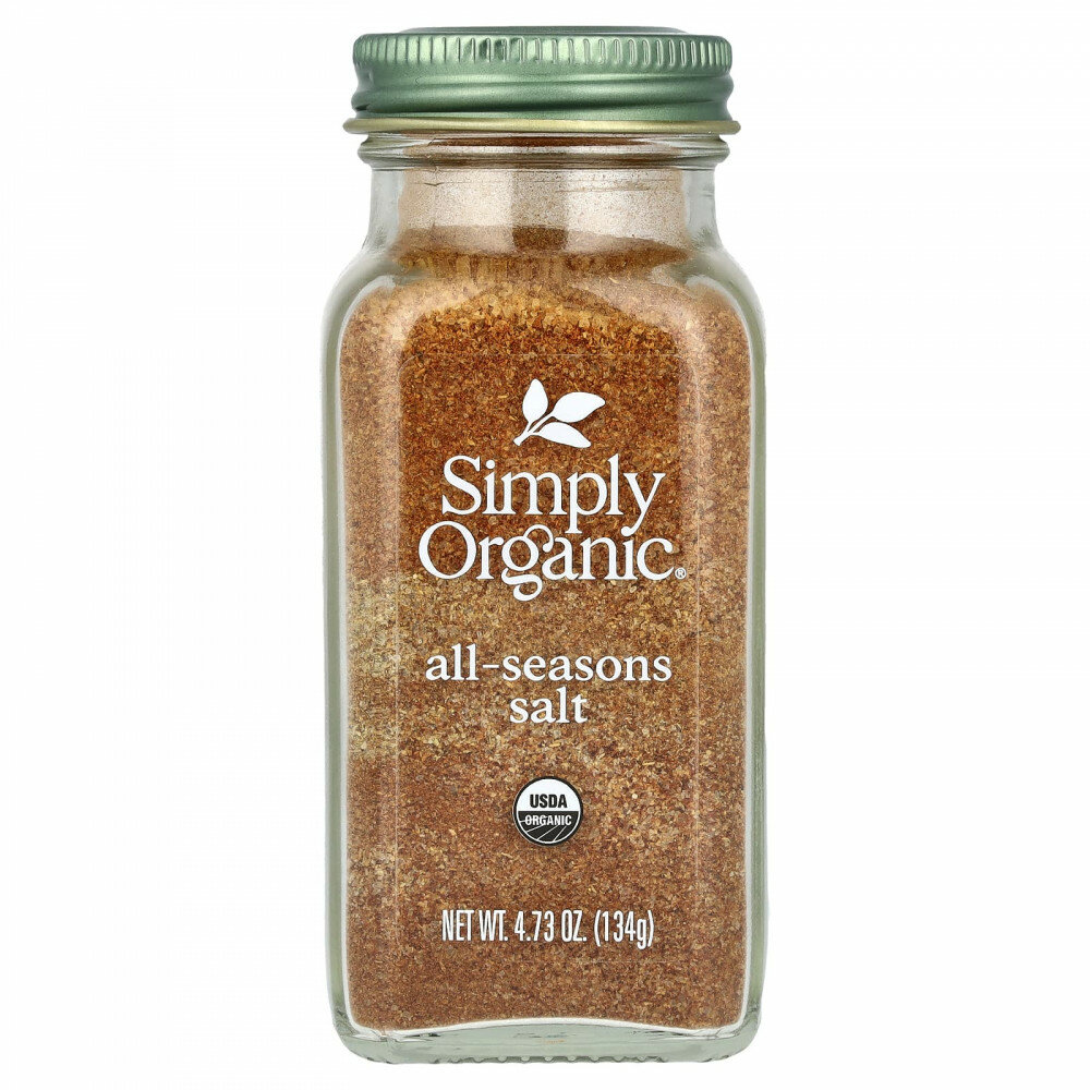 Simply Organic, универсальная соль, 134 г (4,73 унции)