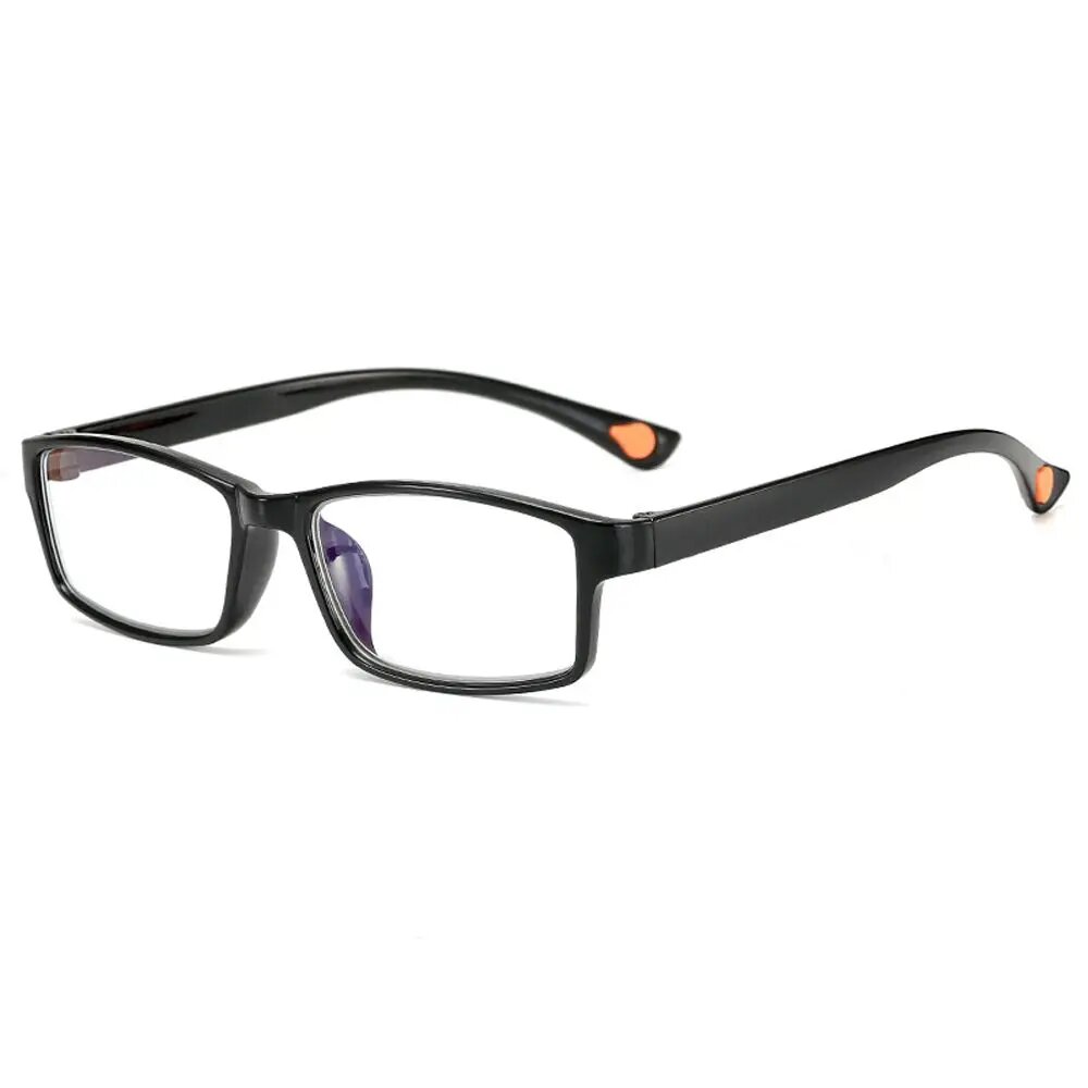Черные очки для зрения KLASSNUM, black-orange, рецепт 100