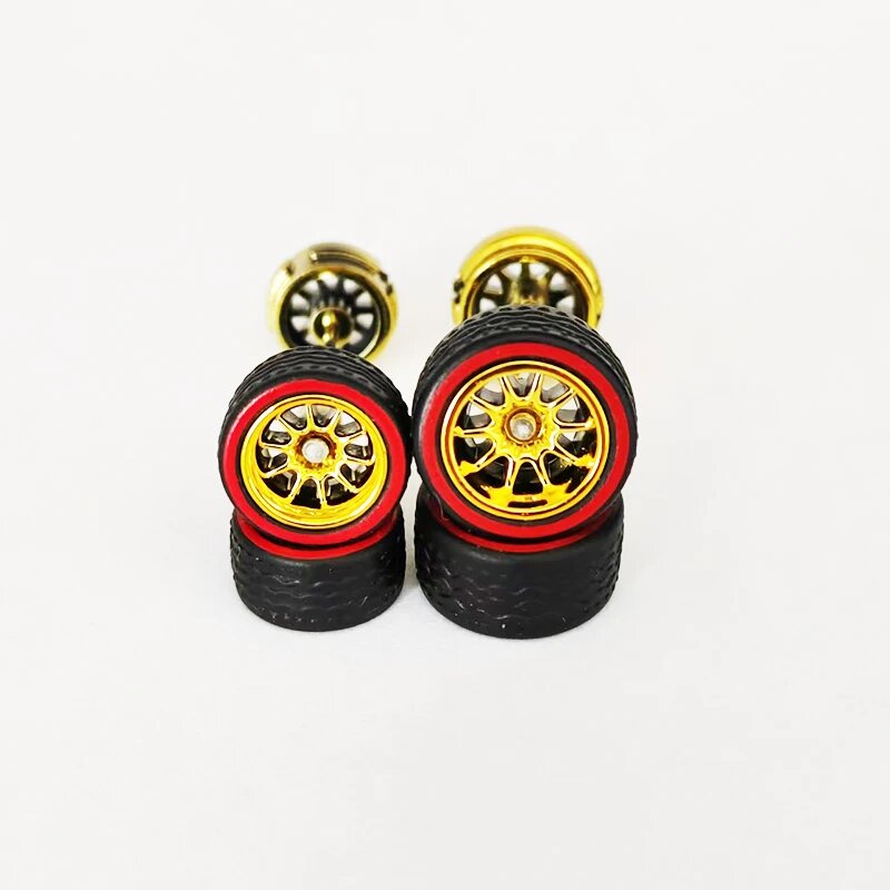Колеса Reachon 1/64 для Hot Wheels ADVAN CE28 Желтый, CE28 gild red lip