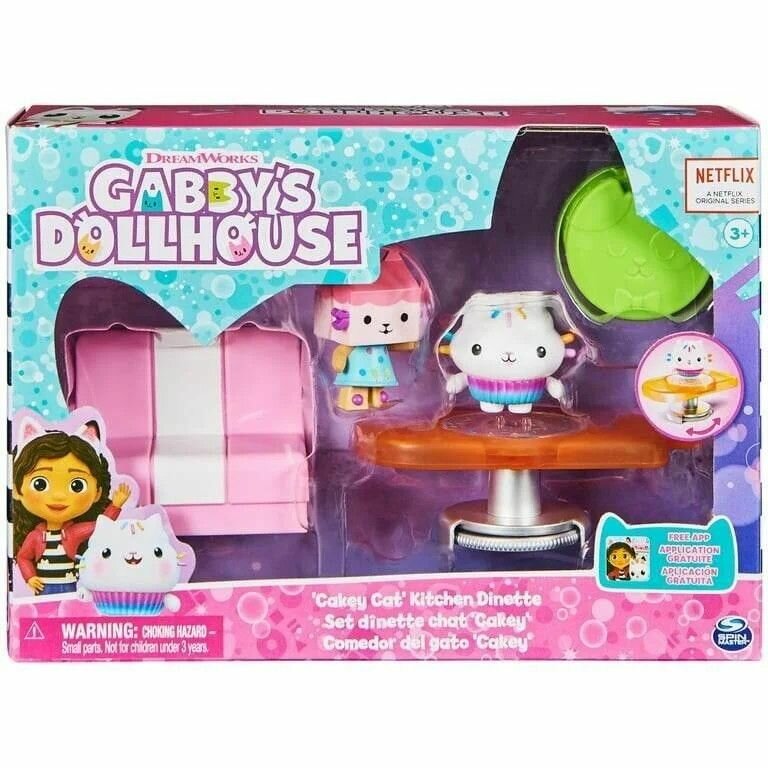 Кукольный домик Габби Кухонная мебель и фигурки Gabby's dollhouse