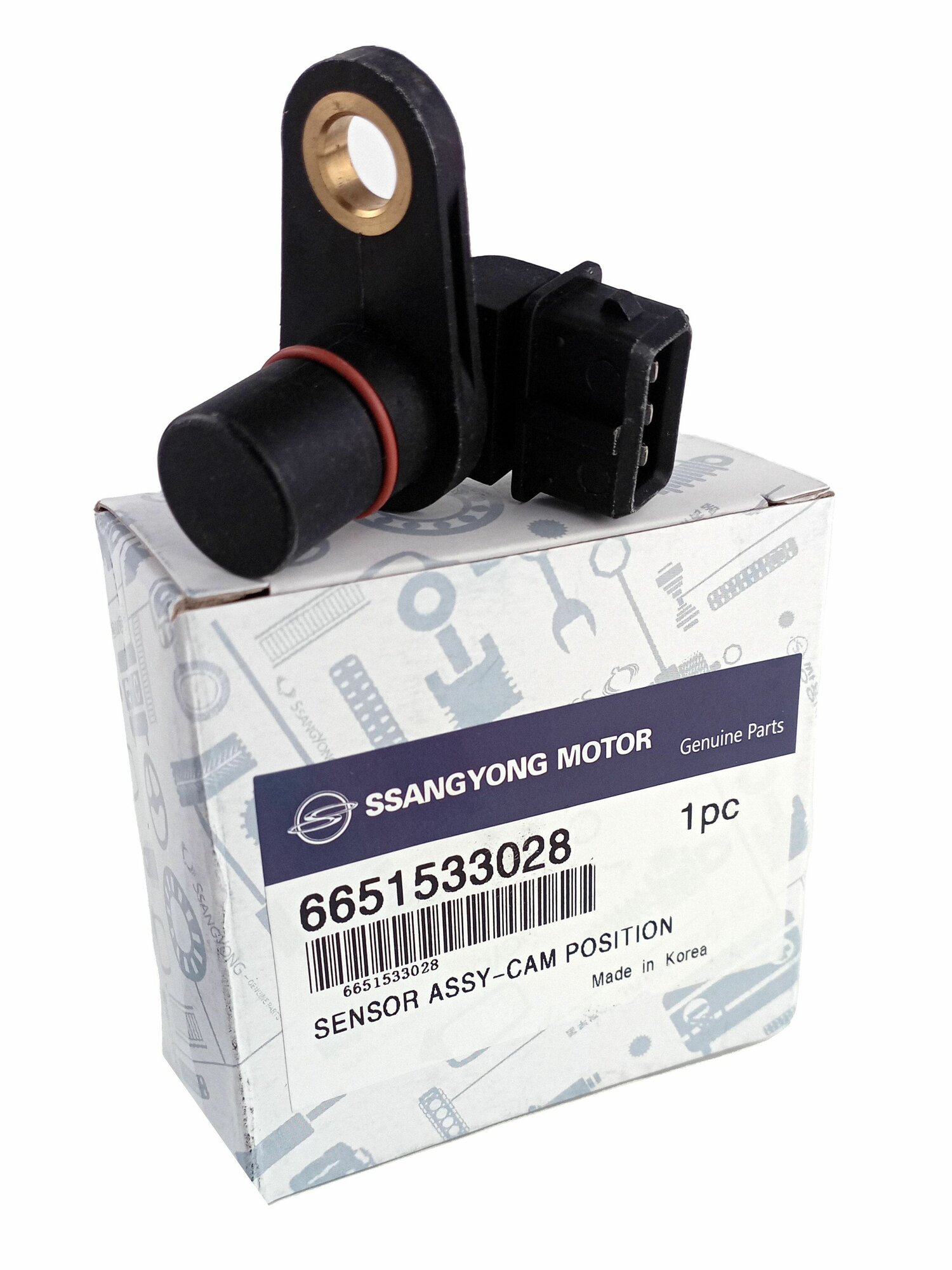 Датчик распредвала SsangYong 6651533028 для двигателей D20DT, D27DT: Kyron, Rexton, Rodius, Actyon Sports I, Actyon 2005-2009