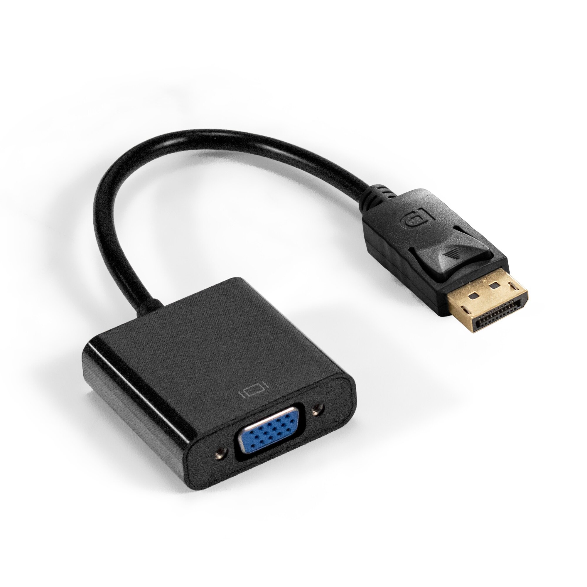 Кабель-переходник DisplayPort-VGA ExeGate EX-DPM-VGAF-0.2 (20M/15F, 0,2м) EX294681RUS