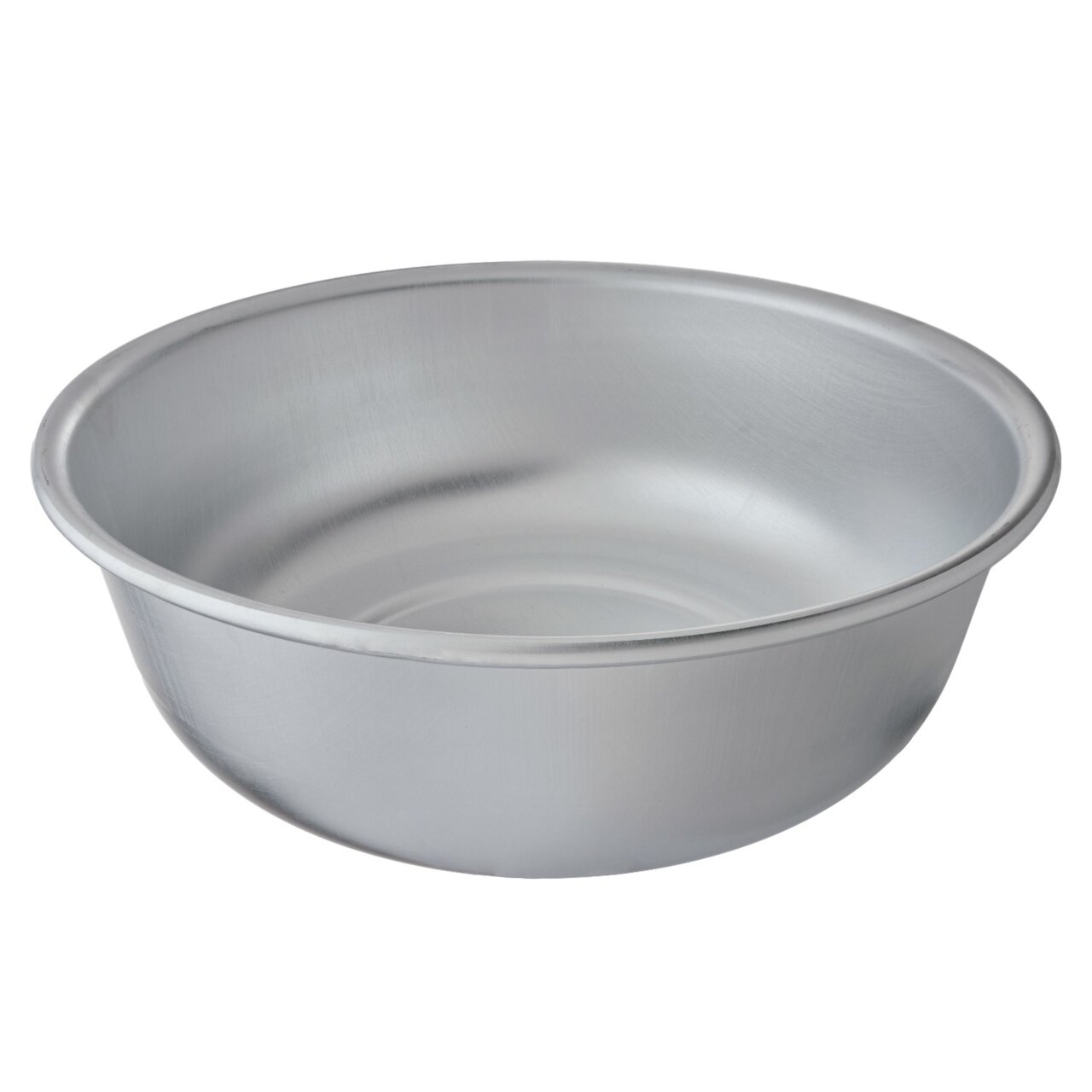 Миска алюминиевая 20 см вместимость 1 л круглая кухонная посуда для готовки