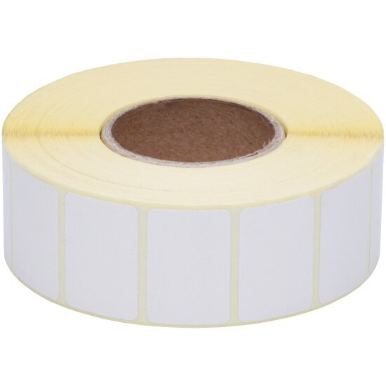 Термоэтикетки Cactus Eco CS-TE30201800 сег:30x20мм самоклей. д. вн. рул.92мм д. вт.40мм 1800шт/рул бел