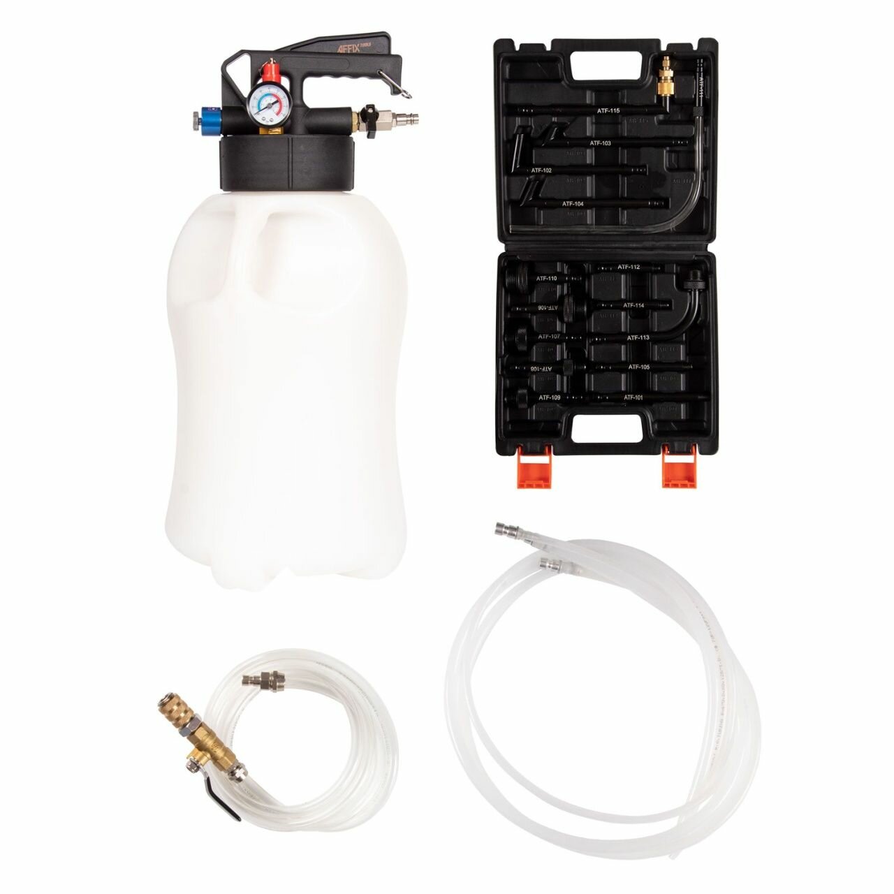 Устройство для заправки масла в АКПП, 10 л, пневматическое AFFIX AF10430017
