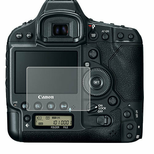 Скрин Мобайл защитный экран для фотоаппарата Canon EOS-1D X Mark II из гидрогелевая плёнка прозрачная