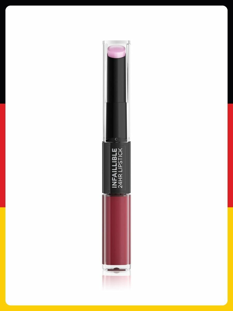 Губная помада L'Oreal Paris Infaillible 2-Step Lipstick, 5,7 г № 302 - Вечная Роза