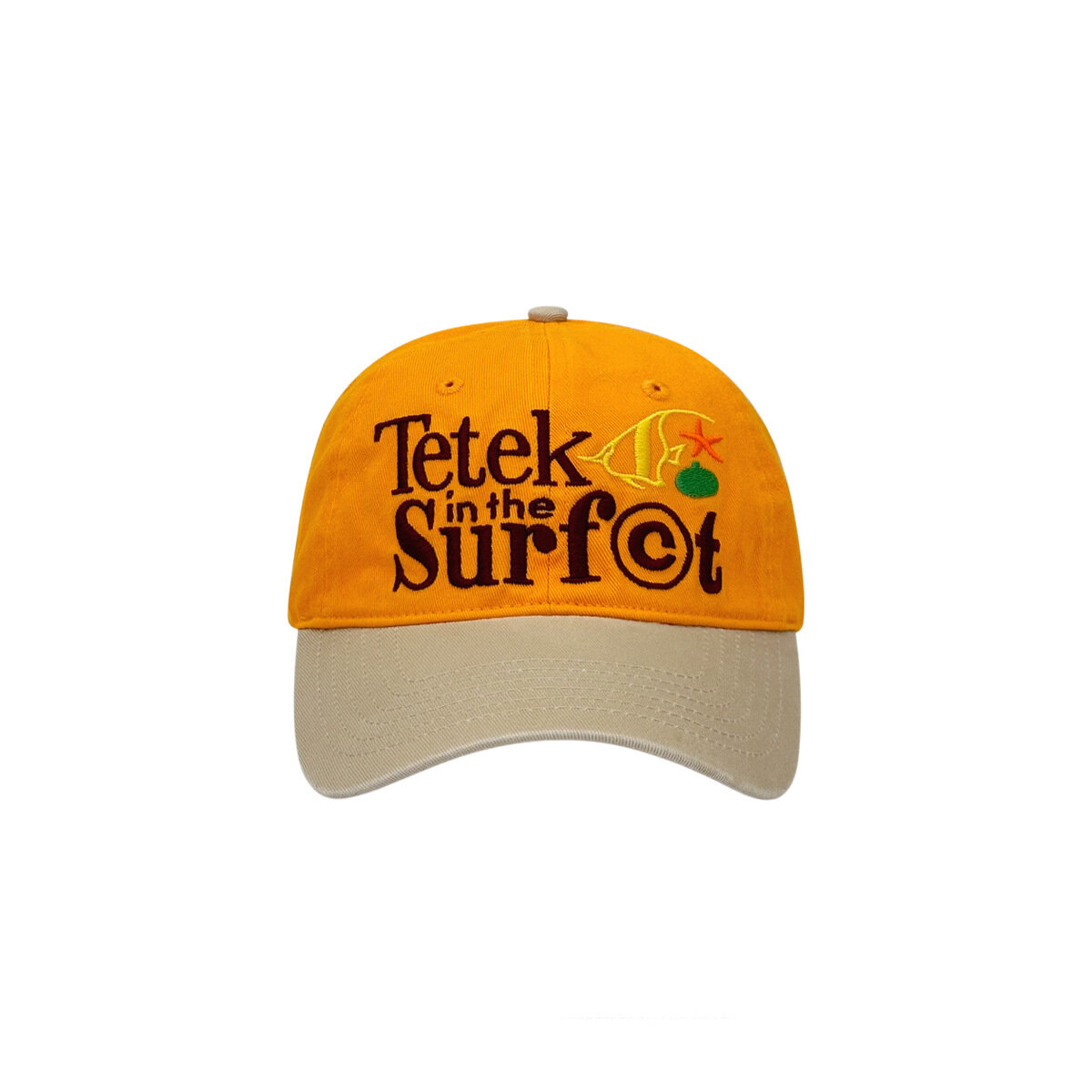 Контрастная розовая кепка-утконос в американском стиле для женщин с вышивкой в виде рыб и морских звезд, бейсболка с мягким верхом и солнцезащитным козырьком в стиле блоггера