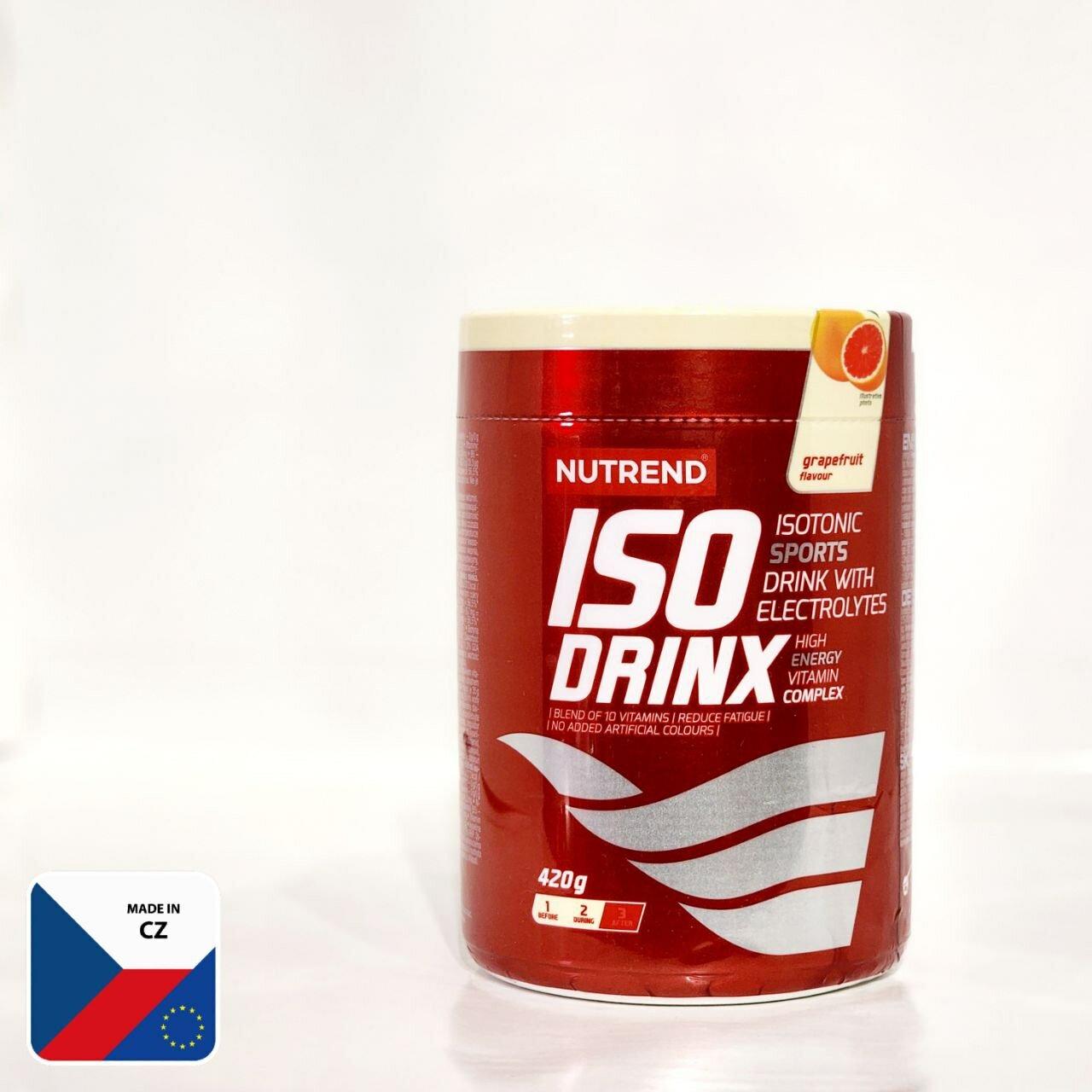 Изотонический углеводный напиток для выносливости NUTREND - Isodrinx (420 г) - Вкус Грейпфрут