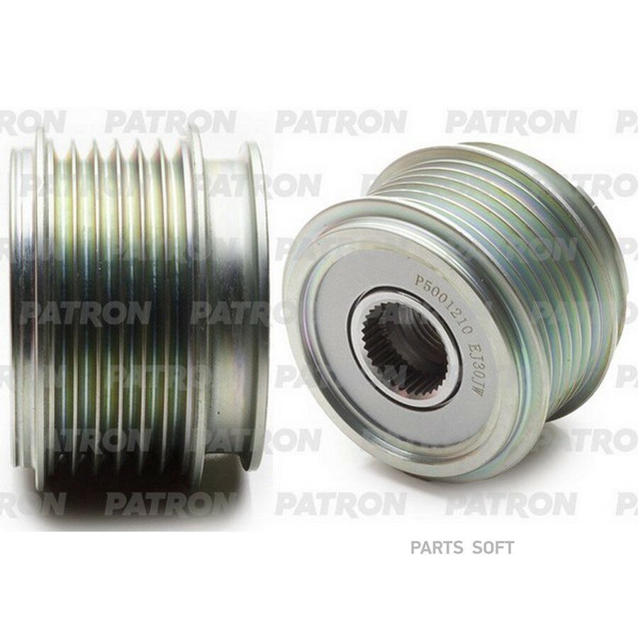 Шкив генератора AUDI: A2 1.4TDI /120A, BOSCH/ 02/00-, A3 1.6 09/96-08/00, 08/00-, 1.8/1.8T 09/96-, 1.9TDI /CH.8L-W-095001->, 70A, 90A, 120A, BOSCH/ 09/96-07/01, PATRON P5001210 | цена за 1 шт