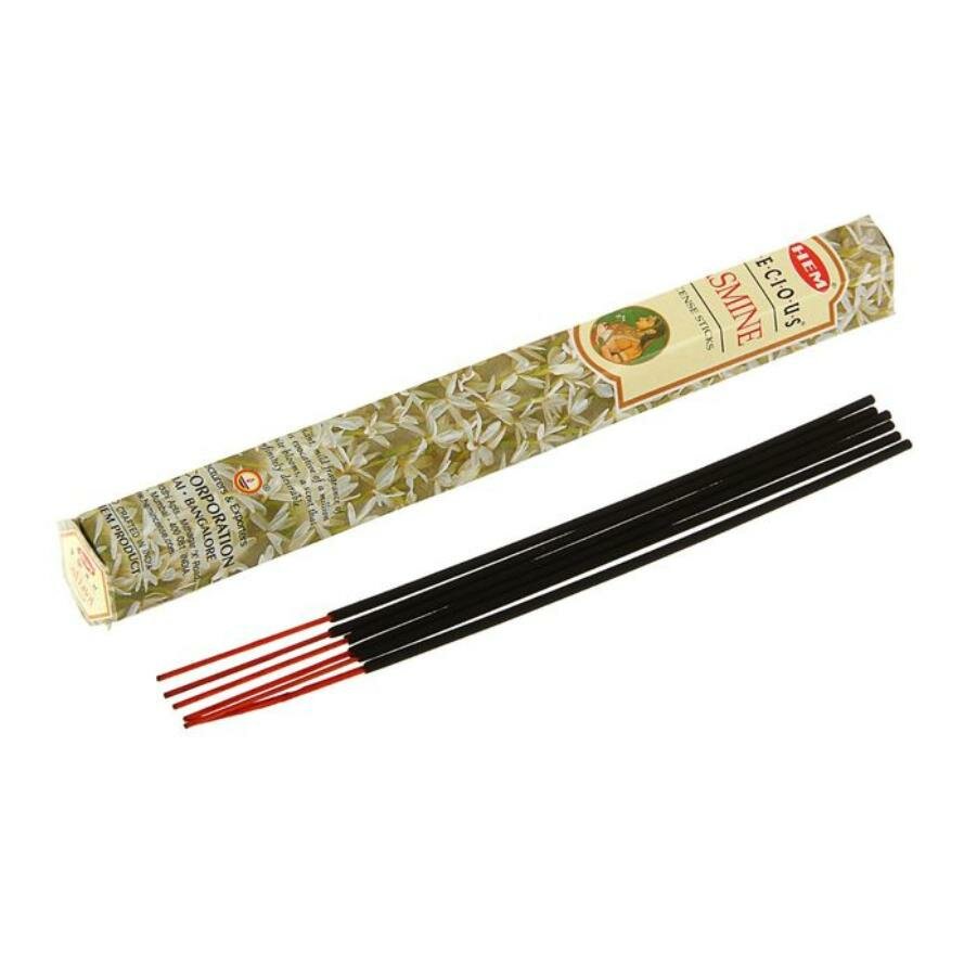 Hem Incense Sticks PRECIOUS JASMINE (Благовония драгоценный жасмин, Хем), уп. 20 палочек.
