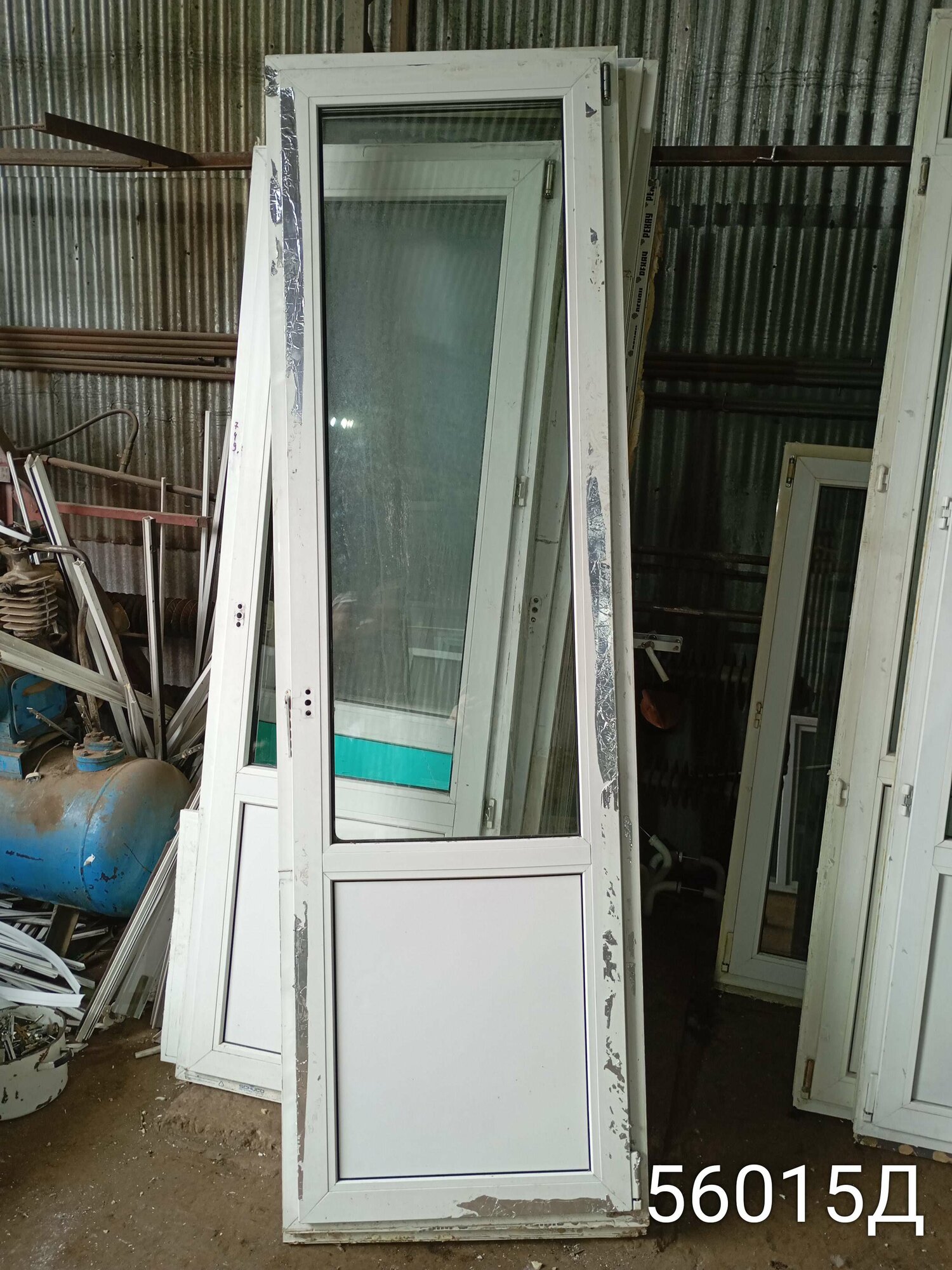 Двери Пластиковые Б/У 2390(в) х 730(ш) Балконные