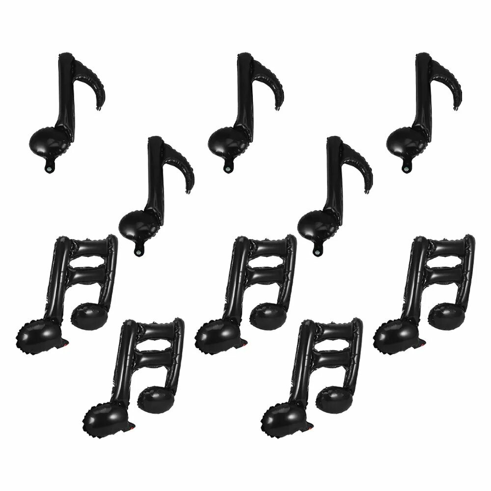 Декоративные Воздушные Шары В Форме Музыкальных Нот, Для Концертов И Вечеринок, 10шт