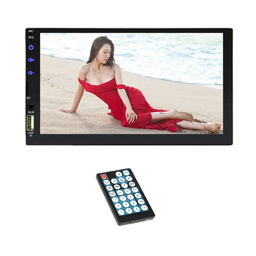 Universal BluetoothCompatible Radio Car 7 -дюймовый MP5 Multimedia Player Auto Digital Audiomusic Stereo Receiver Electronics, - Стандартная конфигурация