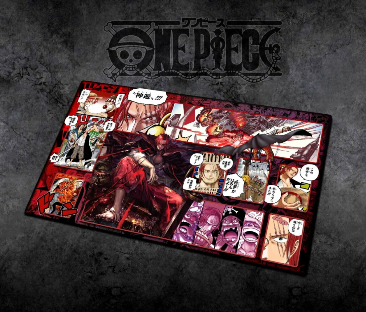 Игровой коврик для карт One Piece Bandai Comics-Shanks
