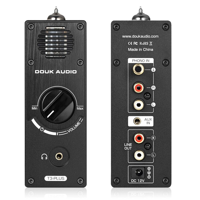 Предусилитель для виниловых пластинок T3 PLUS MM MC / усилитель для наушников, ламповый предусилитель, ламповая ступень