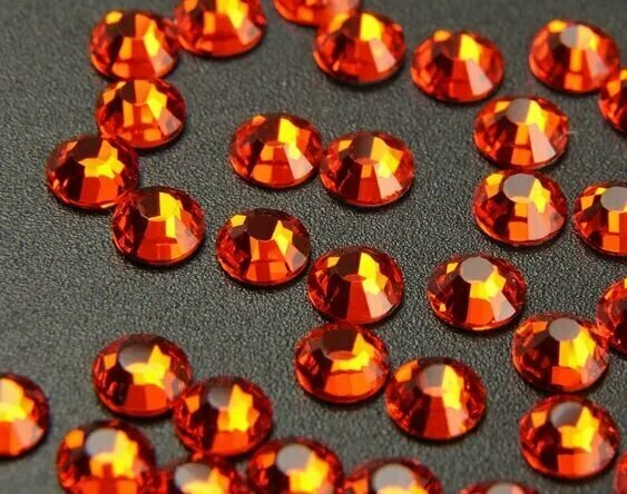 Стразы SS20 HYACINTH - ORANGE Горячая фиксация / HOTFIX 12 граней /12cut 1440 PCS