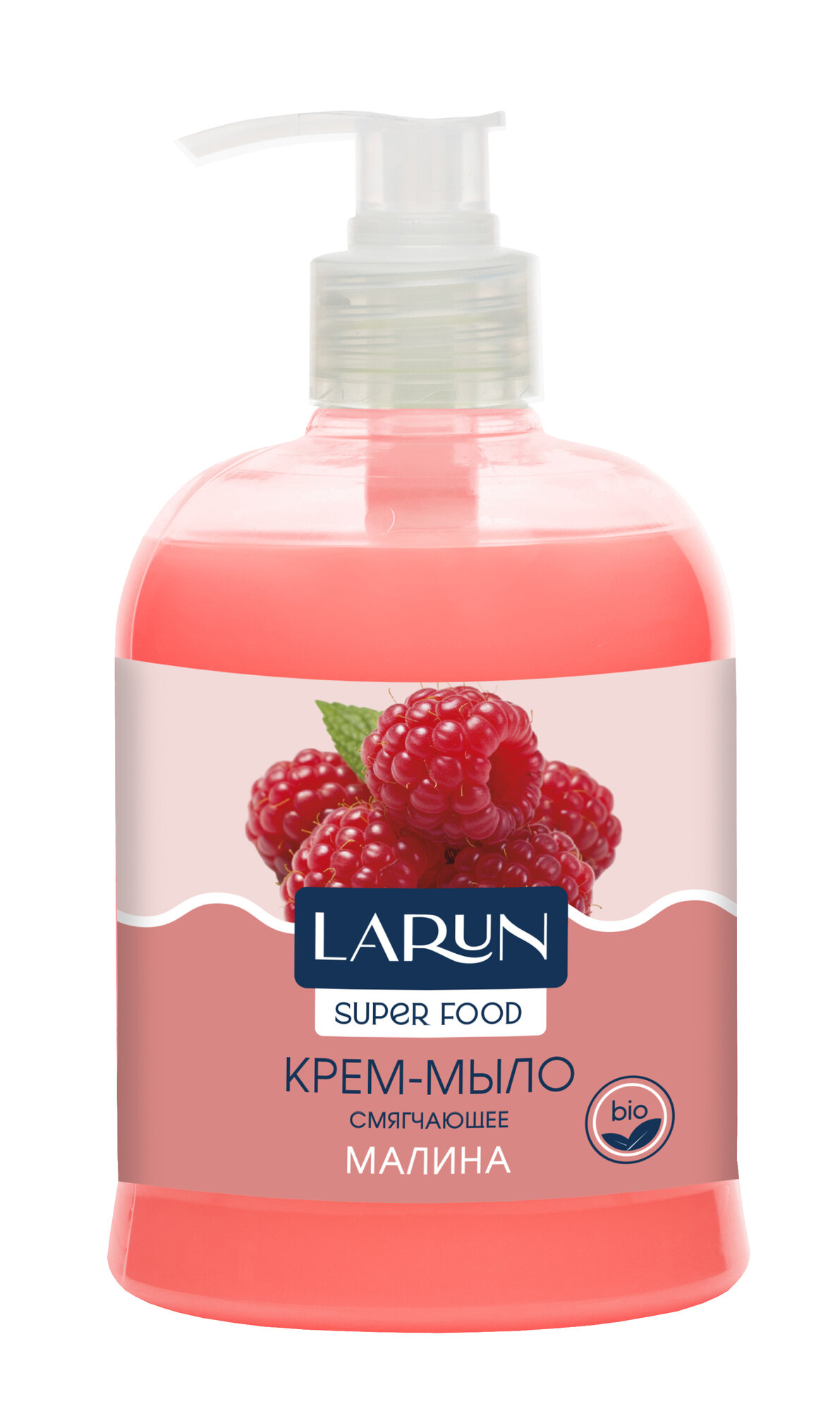 Крем-мыло жидкое Larun Малина, смягчающее, 500мл