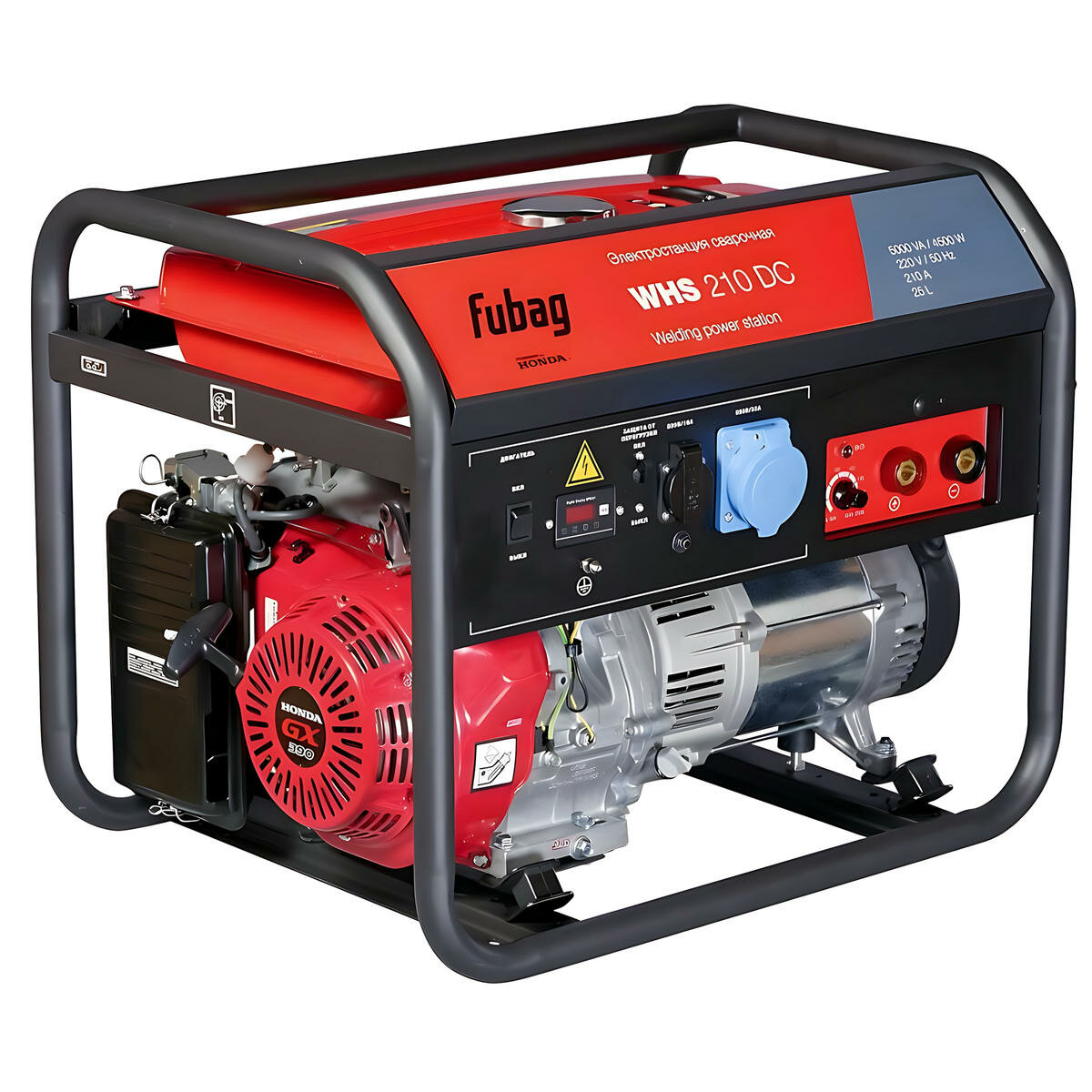 Электростанция бензиновая сварочная FUBAG WHS 210 DC 838240