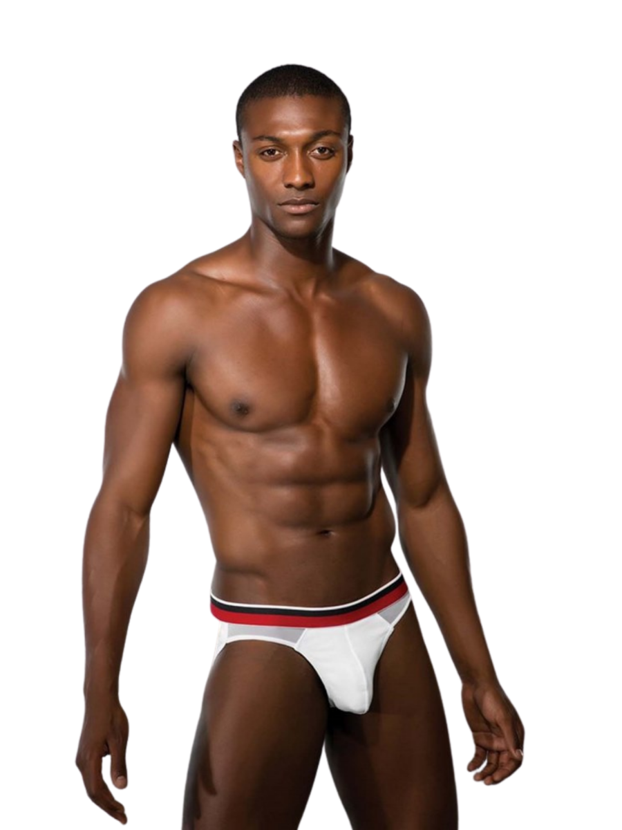 Мужские трусы джоки белые Doreanse 1212 модал/хлопок/эластан L (48)