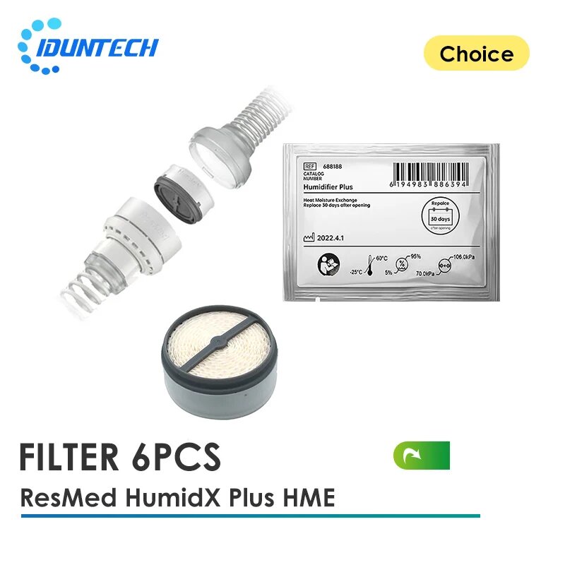 ResMed HumidX Plus, 3 Bags - 18 Pieces