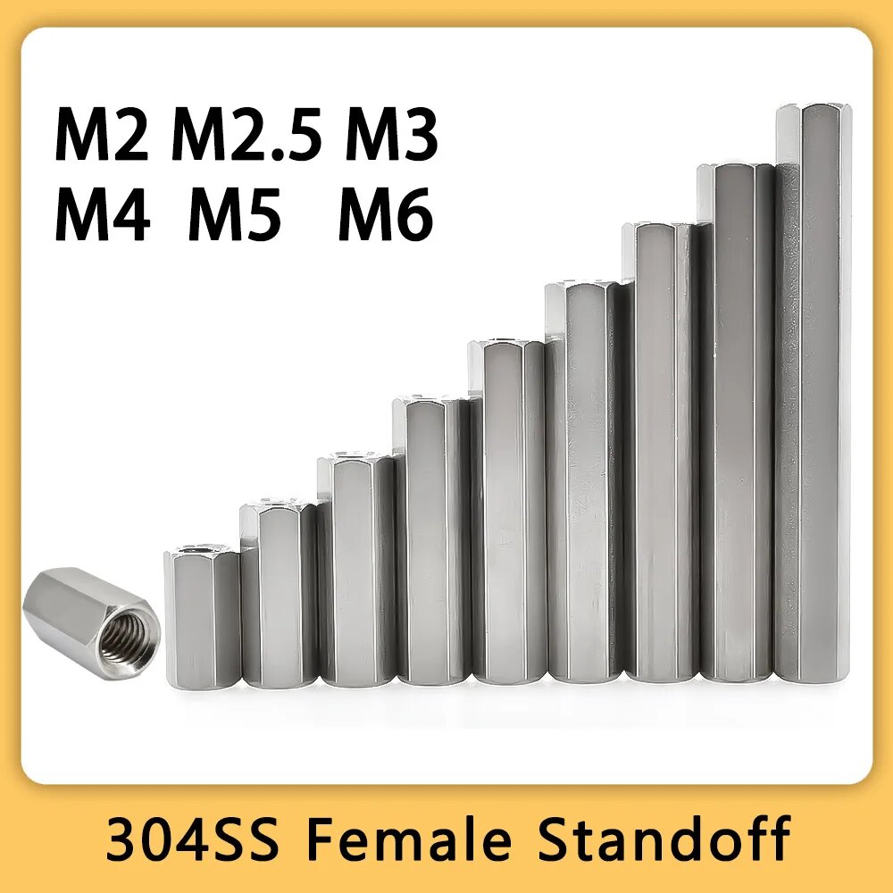 Стопорные шайбы HUI JI из нержавеющей стали M2-M6, длина 70mm