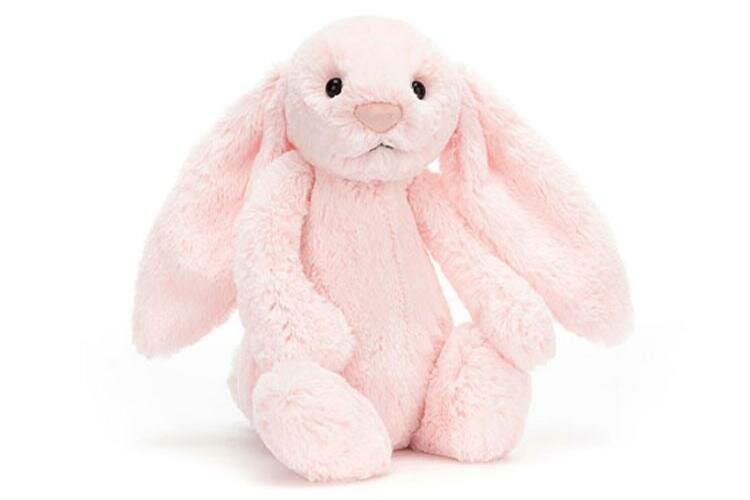 Плюшевый зайчик унисекс JELLYCAT Bashful Bunny, розовый