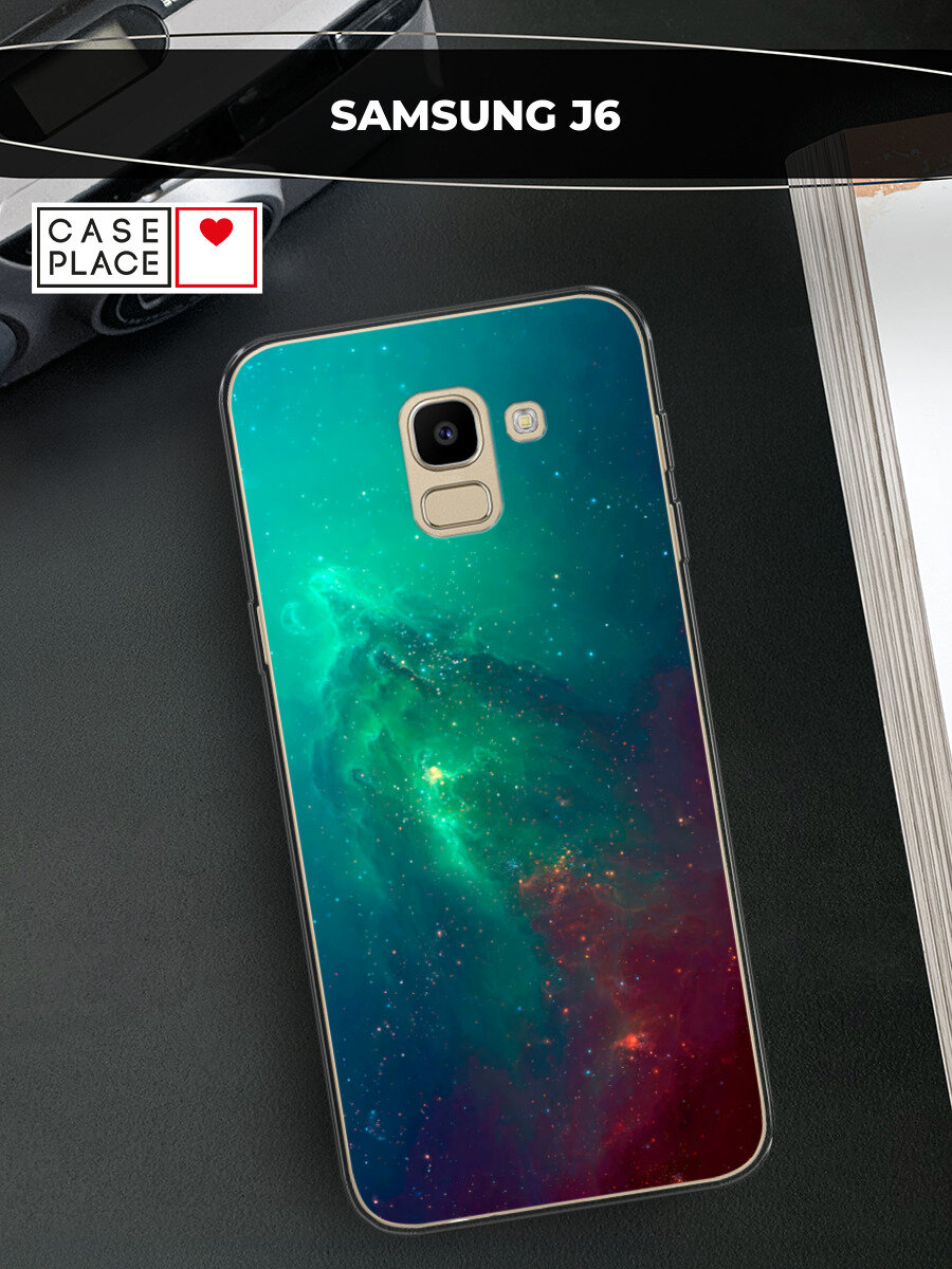 Чехол на Samsung Galaxy J6 2018 / Самсунг Галакси Джей 6 2018 с принтом Космос 12