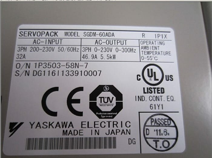 Модуль Yaskawa SGDM-60ADA — фото 1