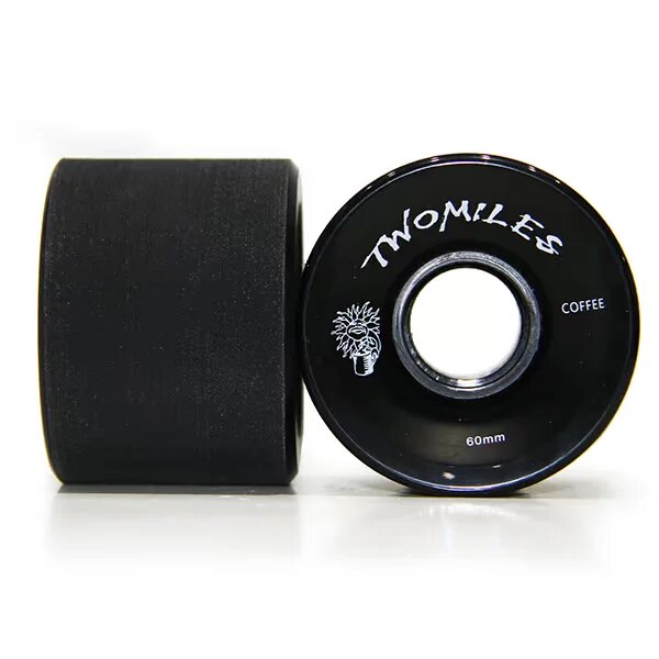 Burning Ice Small Coffee Longboard Устойчивые к износу колеса для скольжения на асфальте - черные прочные колеса для