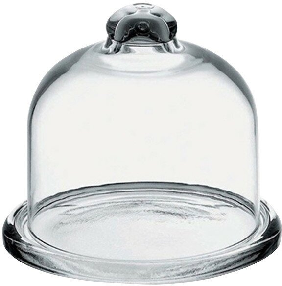 PASABAHCE Basic лимонница стеклянная 10 см с крышкой для хранения лимонов на кухне