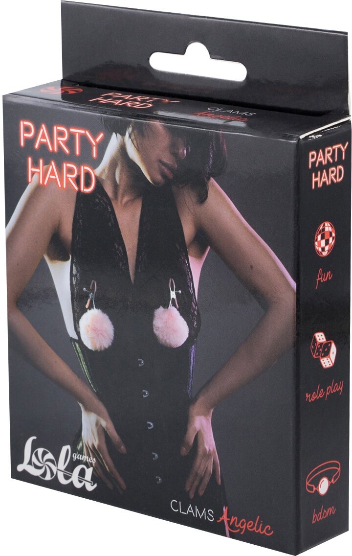 Зажимы на Cоски Party Hard Angelic Pink