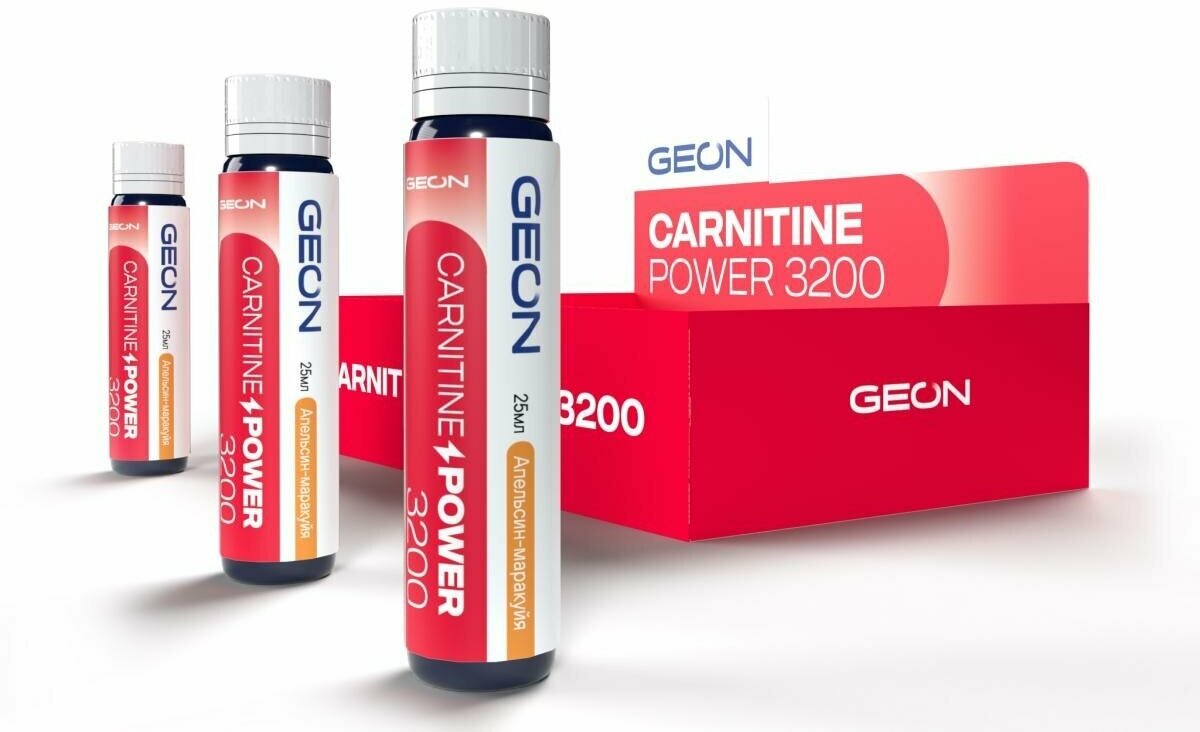 GEON Carnitine Power 3200 20x25мл Апельсин-маракуйя