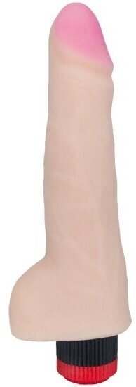 Вибратор Lovetoy (а-полимер) Реалистичный виброфаллос из неоскин - 22,2 см.