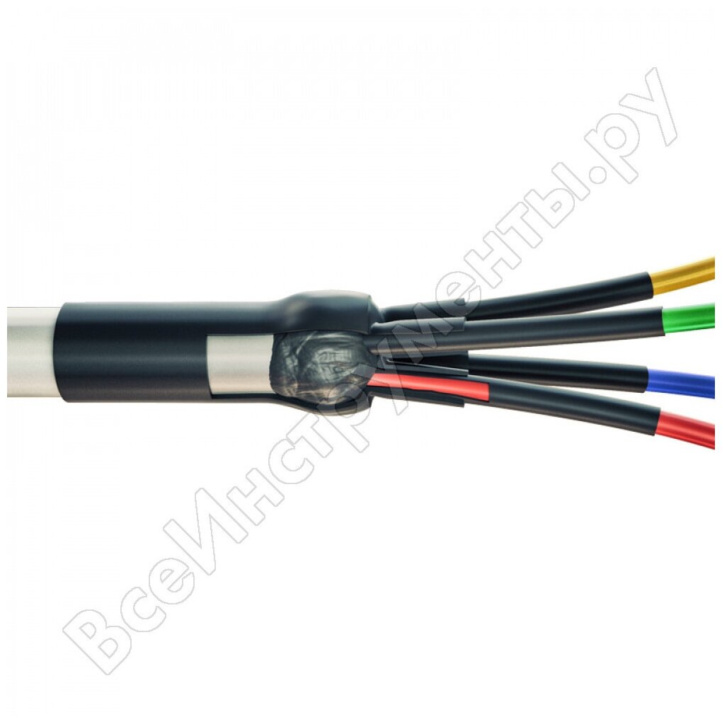 Муфта КВТ 5ПКТп мини - 2,5/10 68063, для кабелей с пластмассовой изоляцией, напряжение до 1 кВ, пять жил без брони