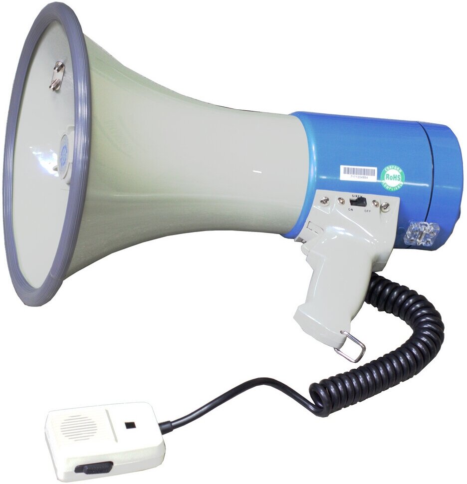 Рупорный громкоговоритель, ручной мегафон Show ER-66S