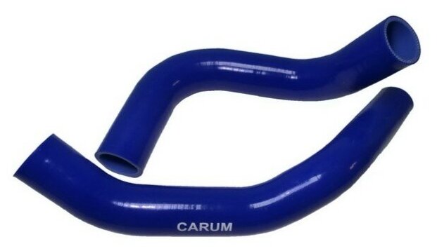 Патрубки радиатора Г-3307, 53 с двс 523 силикон (2 шт.) CARUM