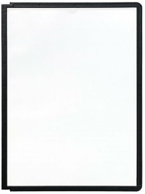 Демопанель Durable Sherpa, антиблик, А4, полипропилен Черный