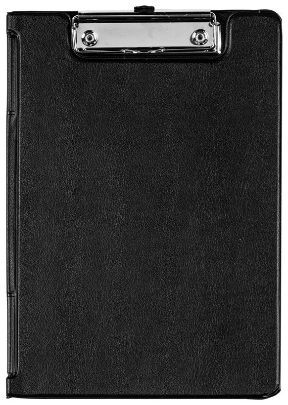 Папка-планшет с зажимом и крышкой Attache Selection A5 черная 44421