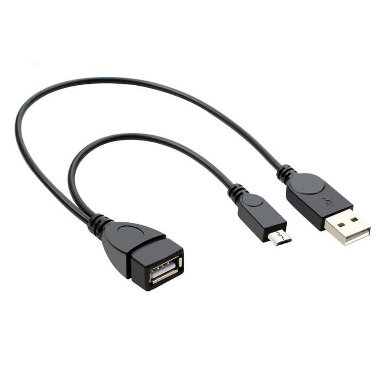 Адаптер MicroUSB-USB OTG 2 в 1