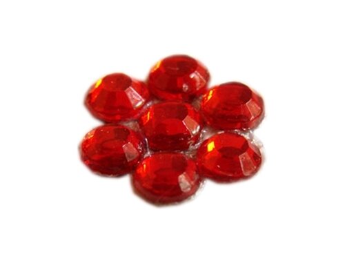 SEVERINA Стразы стеклянныe GLASS красные тона № 901, 24шт/бан