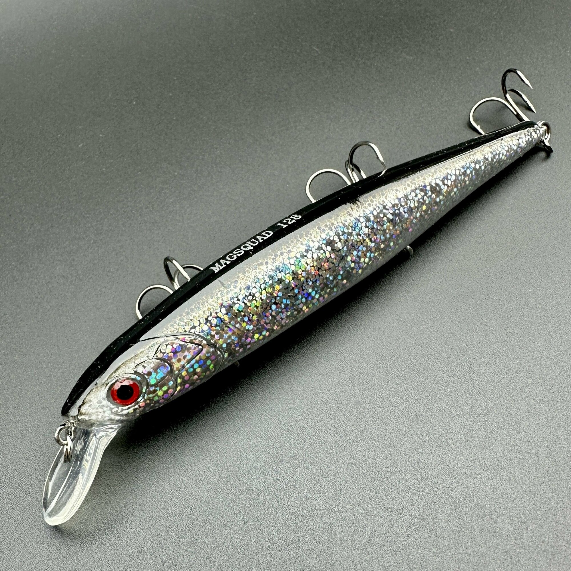 Воблеh Jackall Mag Squad 128SP 21g Jerk bait Япония на окуня, щуку, судака, берш, лосось