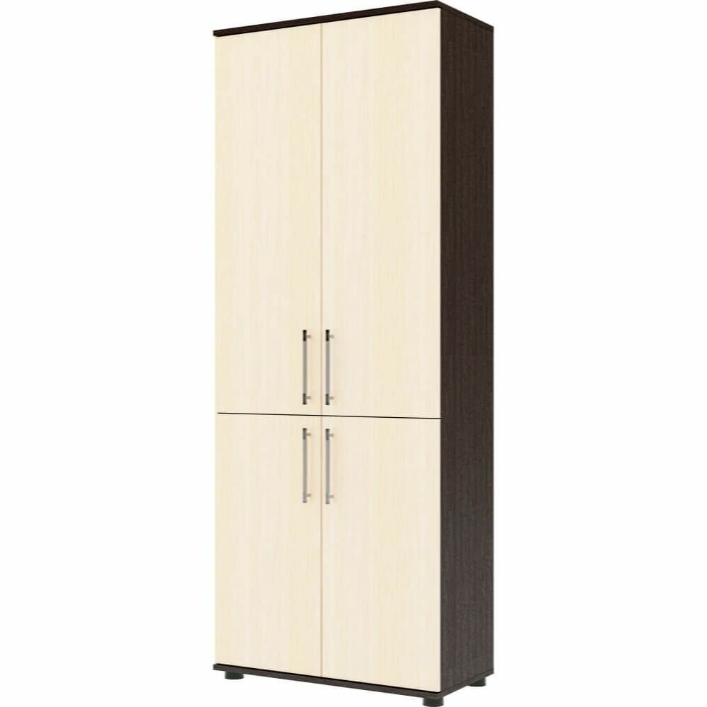 Шкаф офисный закрытый для документов Аргумент №16, Венге/Дуб молочный