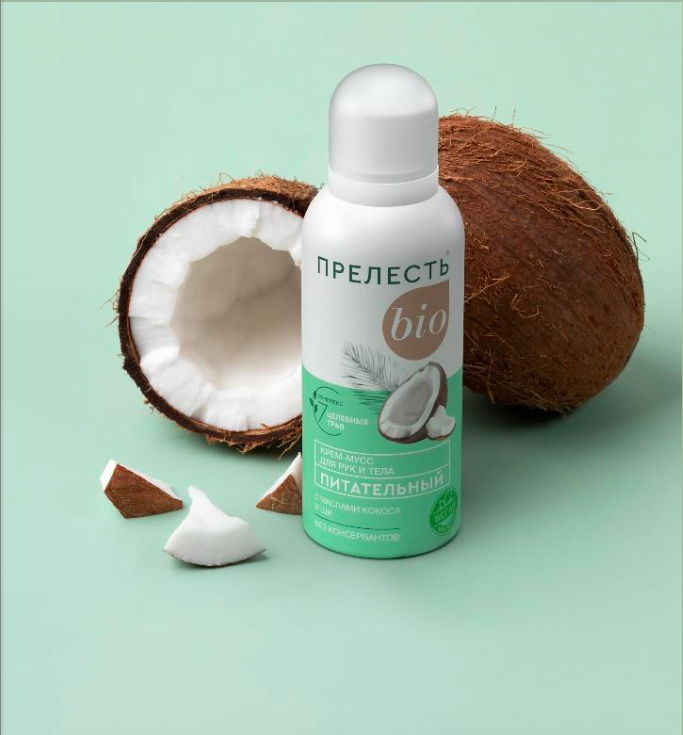 Крем-мусс "Прелесть био" питательный , 100 мл