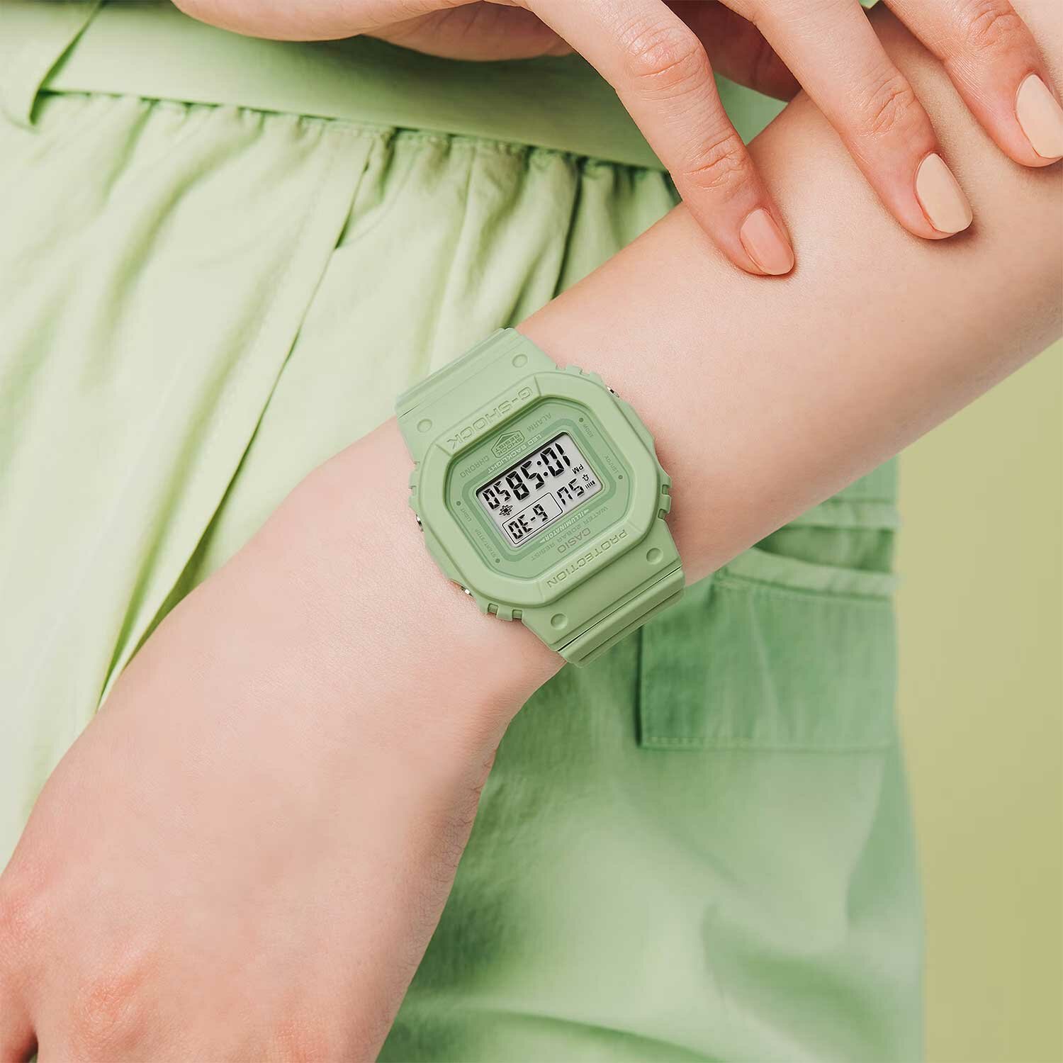 Наручные часы CASIO, зеленый — фото 1